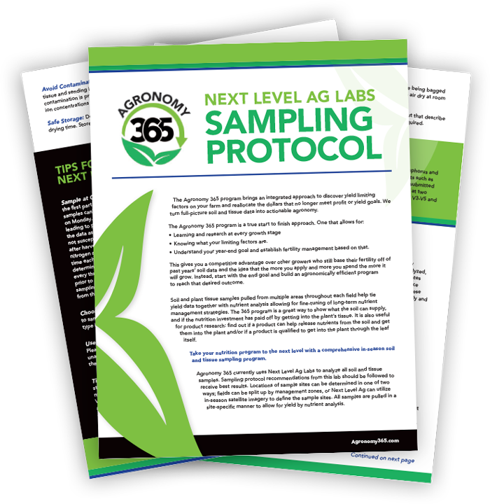 Sampling Protocol - Agronomy 365 Sampling Protocol - Agronomy 365