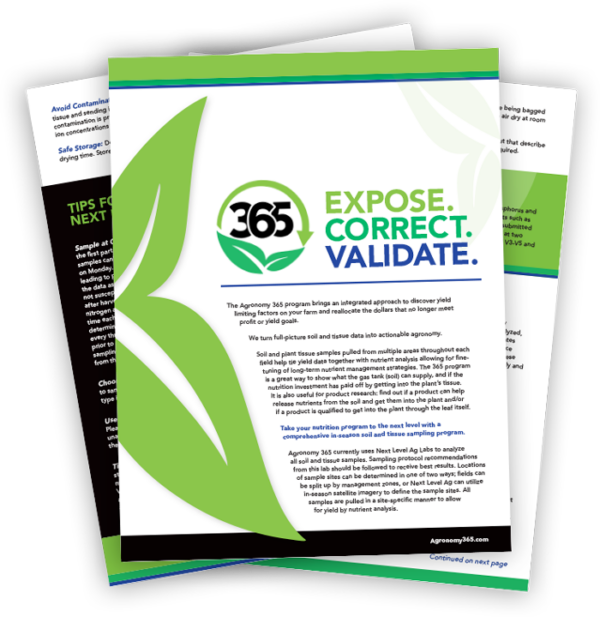 Sampling Protocol – Agronomy 365 Sampling Protocol – Agronomy 365